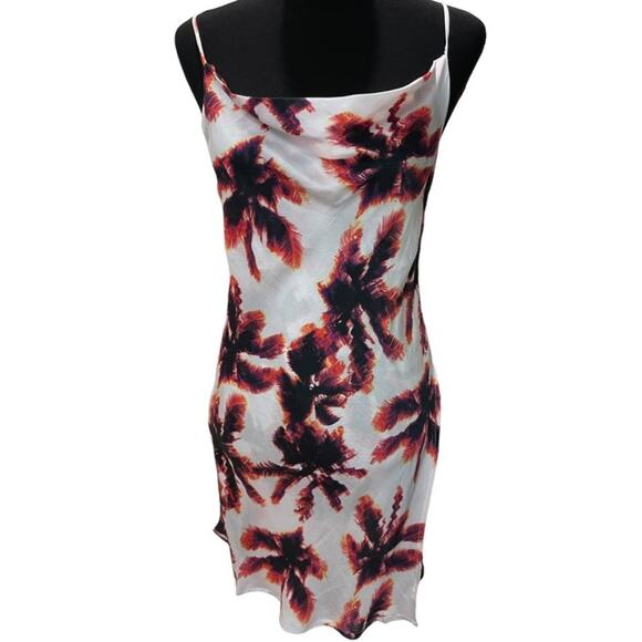 Area Stars | Dresses | New Area Stars Palm Print Mini Dress In White ...